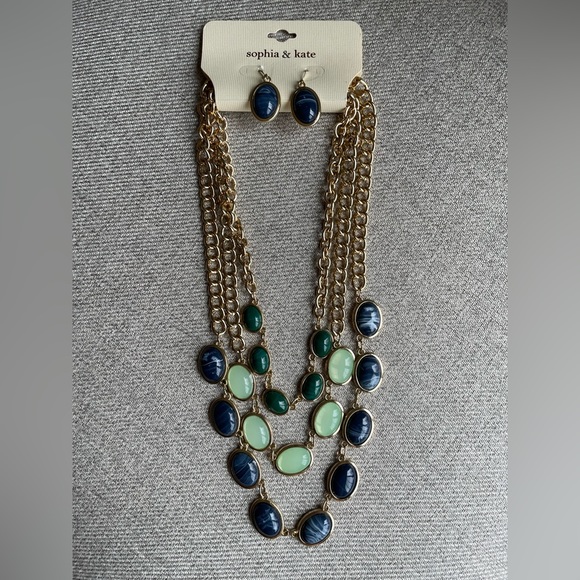 Sophia & Kate | Jewelry | Sophia Kate Necklace And Earrings Set | Poshmark